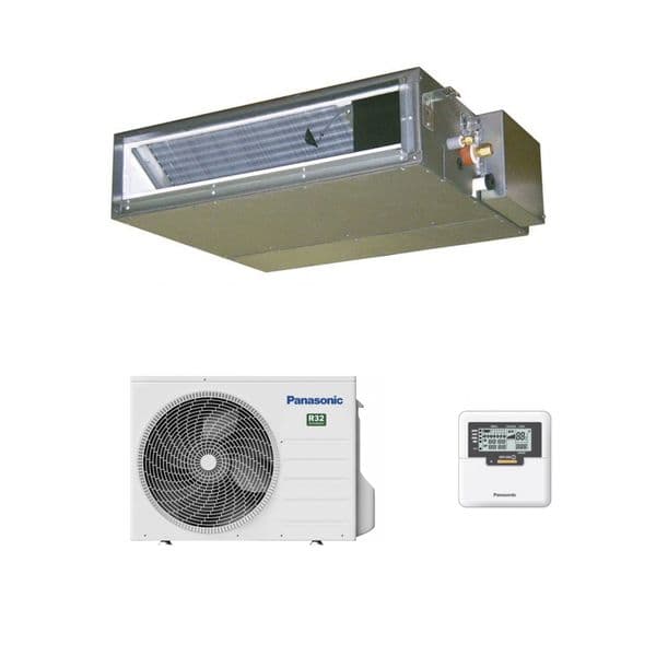 Panasonic Air Conditioning CS-Z25UD3EAW Low Static Ducted Heat Pump ...
