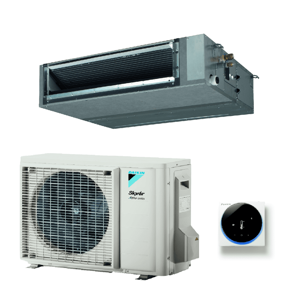 Daikin Air conditioning FBA50A9 RZAG50A Sky Air Ducted Inverter Heat ...