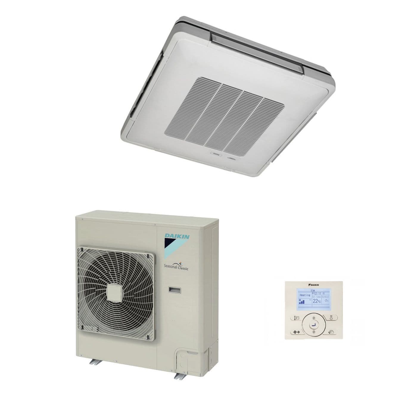 Daikin Air Conditioning FUA100A Under Ceiling Cassette - London Air Conditioning and Cooling ...