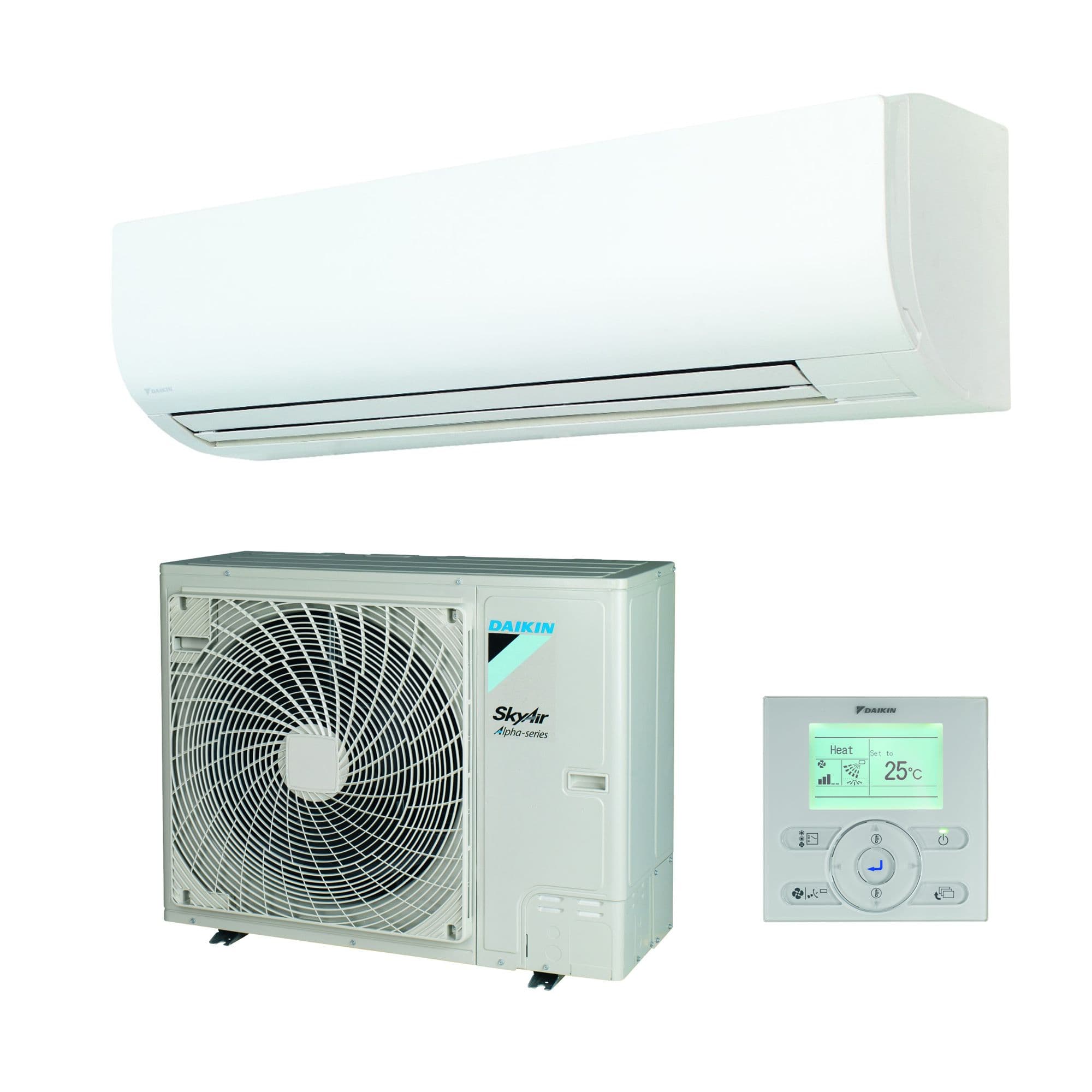 Daikin FAA100B/RZAG100NV1 Heat Pump Alpha R32 Wall Mounted System ...