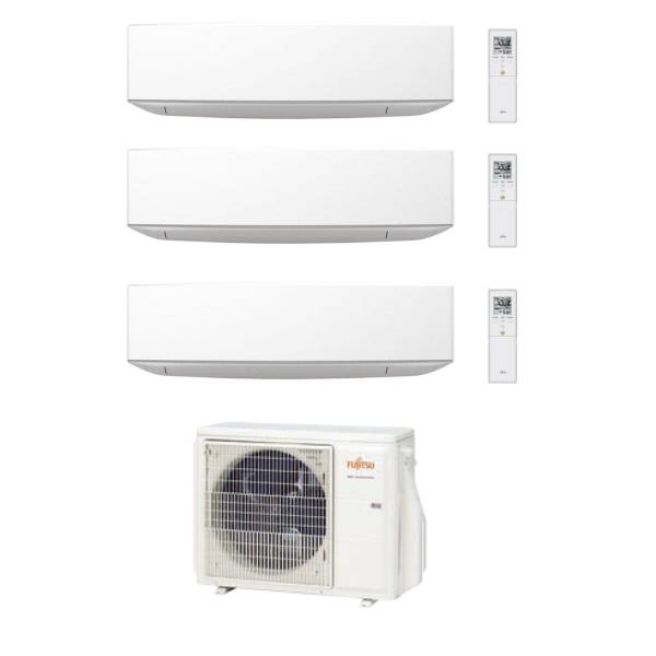 Fujitsu Air Conditioning AOYG24KBTA3 Designer 3 x ASYG09KETA Wall ...